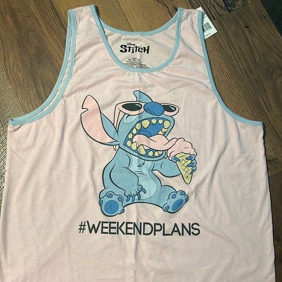 Disney | Shirts | Disney Stitch Tank Top | Poshmark